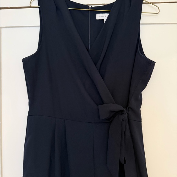 Emma & Michele | Pants & Jumpsuits | Emma Michele Navy Jumpsuit Classic ...